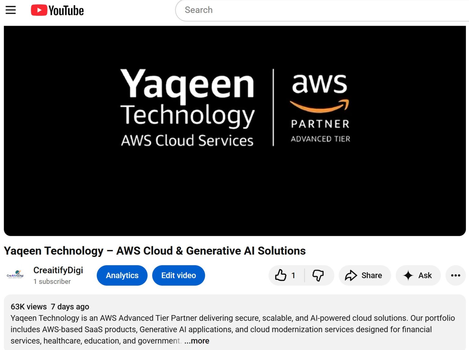 Video Advertising (YouTube/Google Ads) – CreAItifyDigi